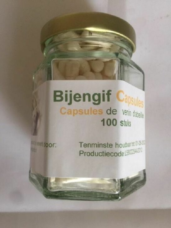 Honingland : Bijengif Capsules, Capsules de venin d'abeille, Bee venom ...