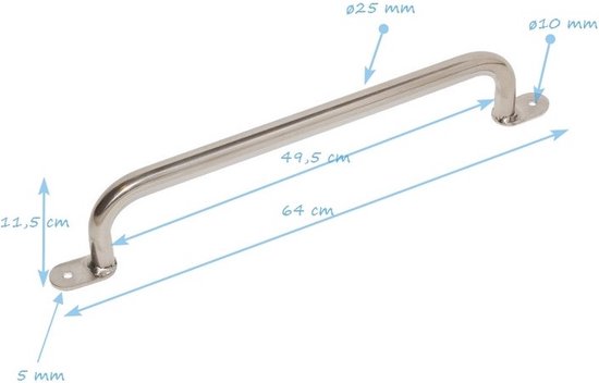 Handgreep RVS 64cm | bol.com