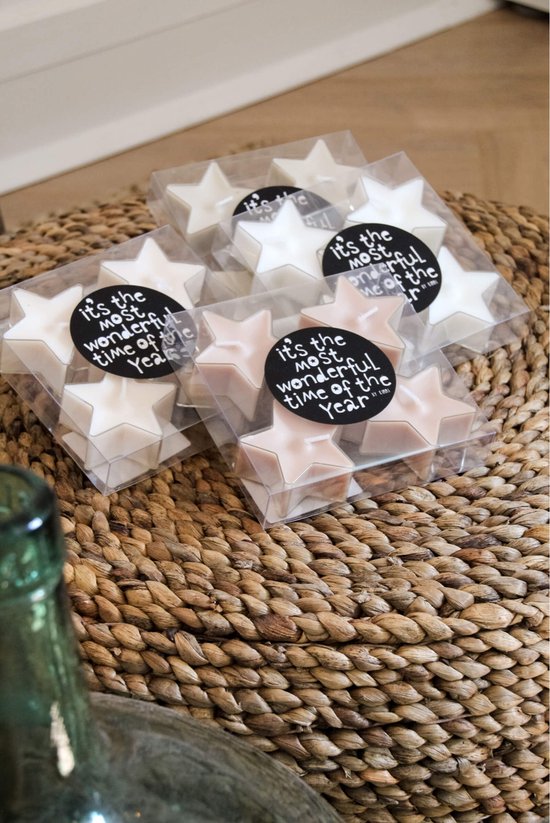 Rustik Lys - Waxinelichtjes in stervorm - 'Skin' - 5 stuks | bol.com