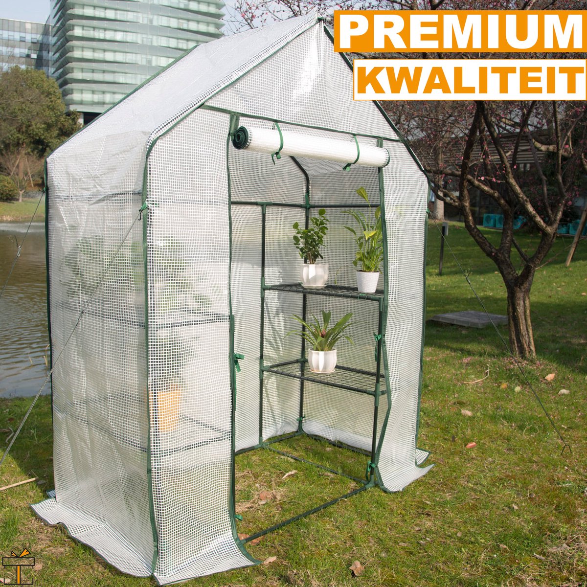 Happyment® Broeikas - Tuinkas - Kweekbak - Kweekkast - Moestuin - Serre ...