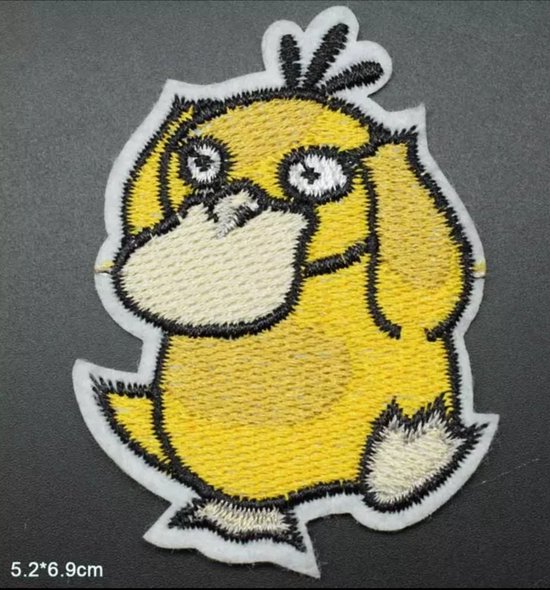 Psyduck strijk embleem - pokemon patch - patches - stof & strijk applicatie | bol.com
