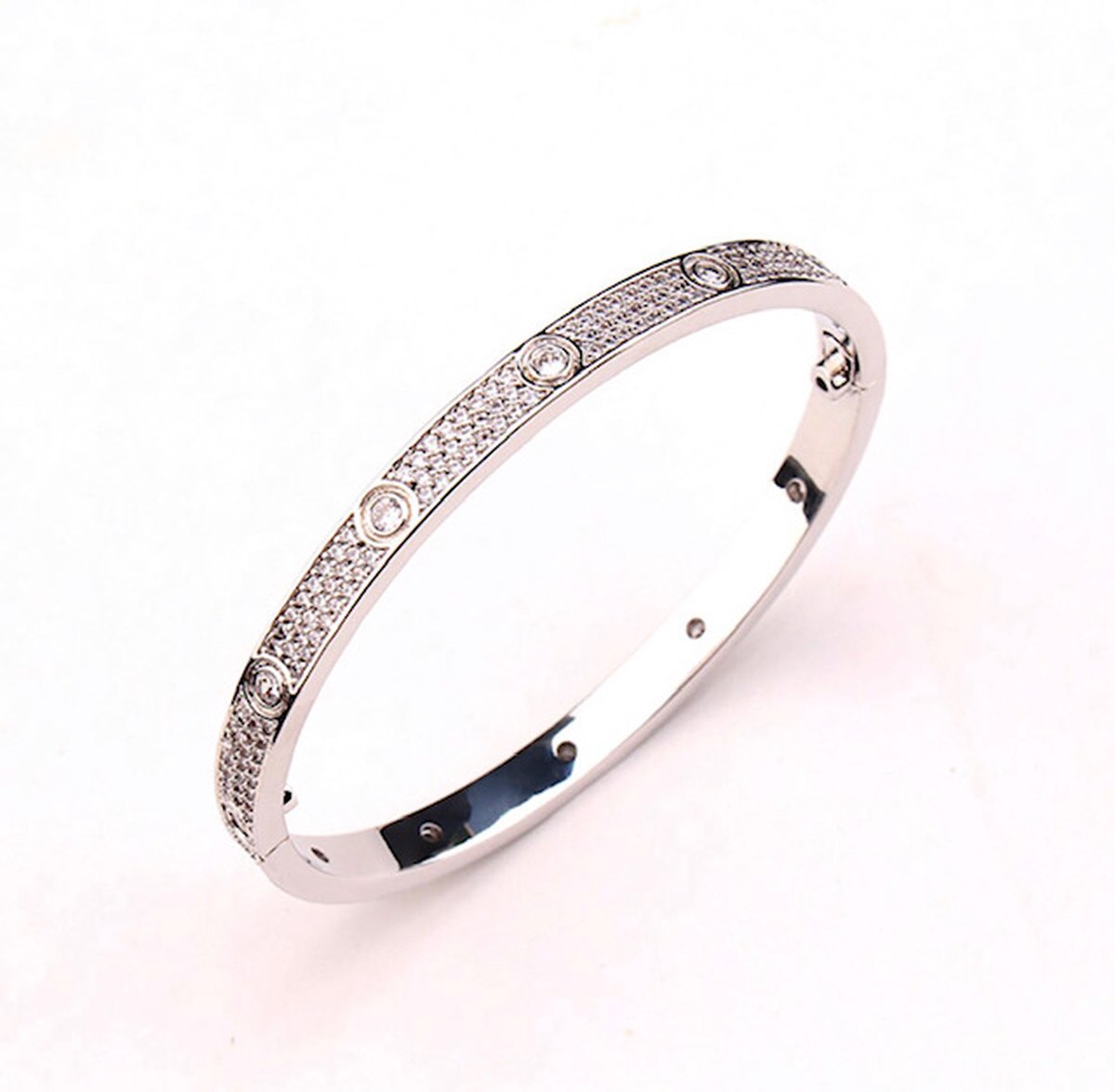 Soraro Diamond Armband | Dames | Zilver | RVS | Armband Vrouwen | Dames ...