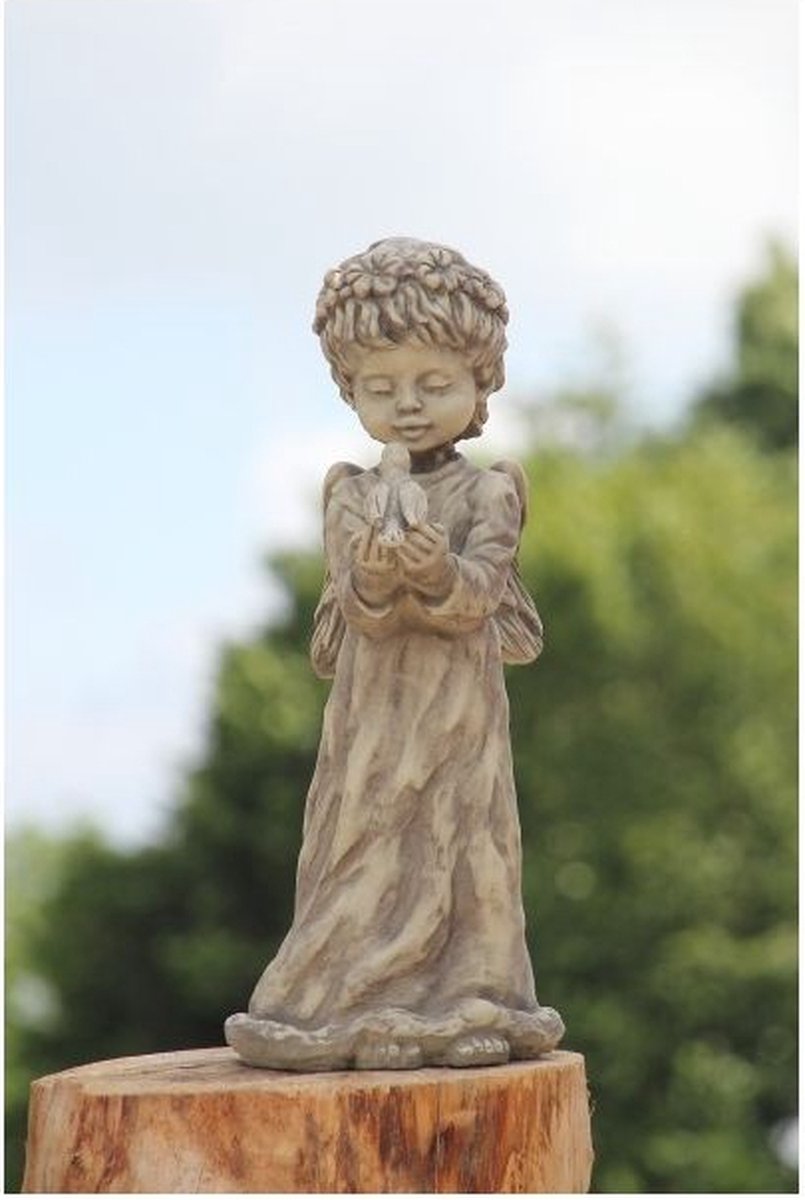 Betonnen tuinbeeld - engel Talia - 53 cm | bol.com