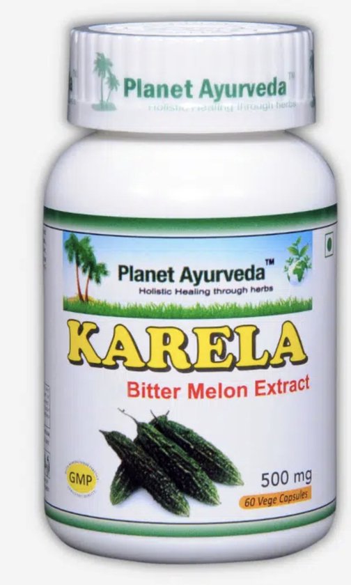 Bitter meloen (Karela) 500 mg extract Planet ayurveda | bol