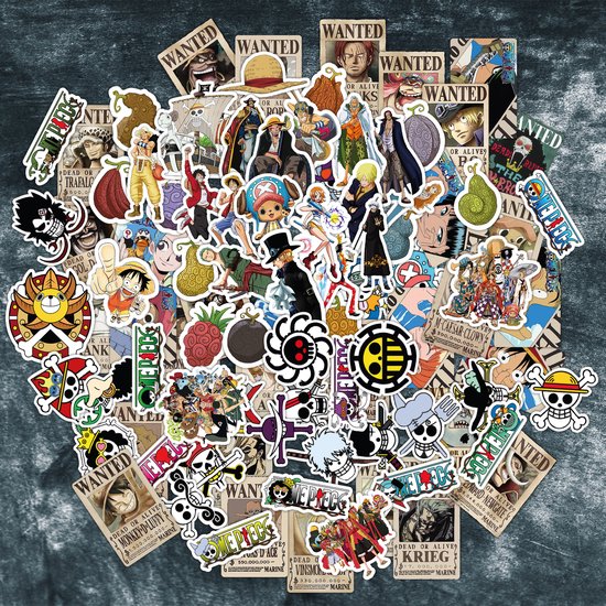 One piece stickers – 97 stuks – Anime stickers - One piece manga ...