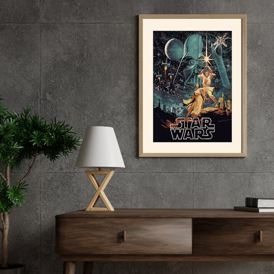 Star Wars poster - Vintage Star Wars prent - Muurdecoratie - Formaten ...