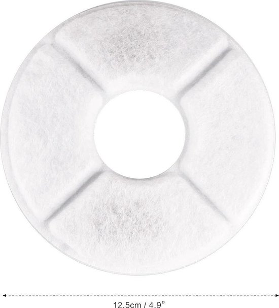 Koolstoffilters Set van 4 Stuks - Navulling 4 Pack - 3-laags Filtersysteem Voor:... | bol.com