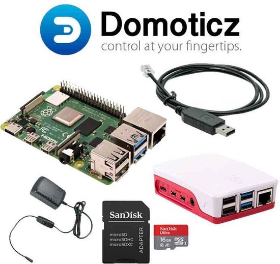 Raspberry Pi 4B Slimme meter kit – Domoticz - 4GB RAM | bol