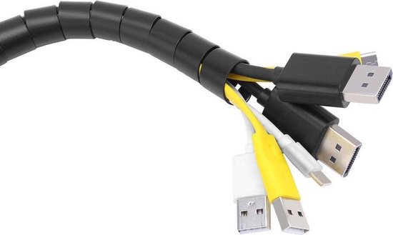 Spiraal Kabelslang 2 Meter - Kabel Management Organizer Slang ...