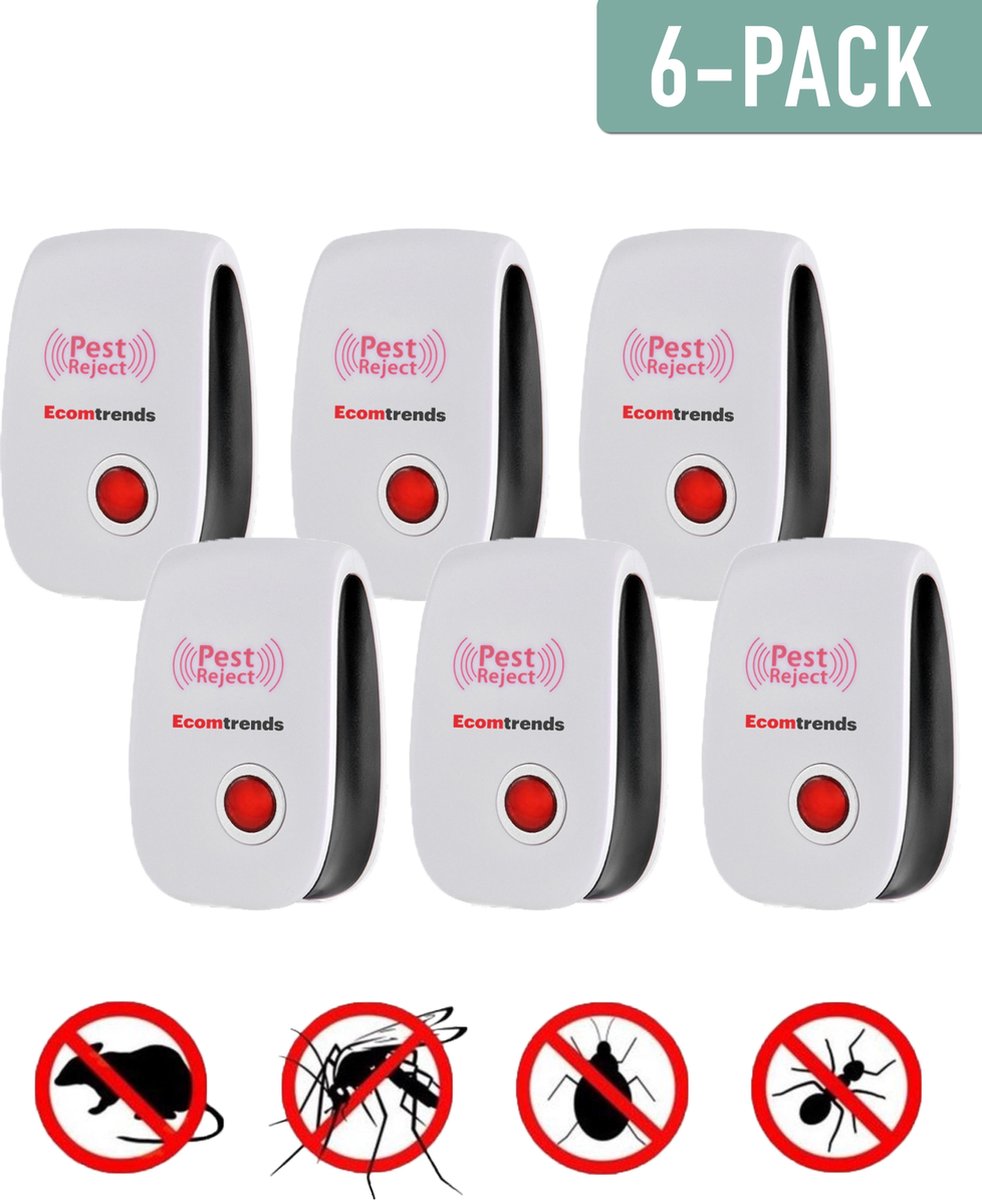 Ultrasone Ongedierte Verjager - Muizenverjager - Muizenval - Insecten ...