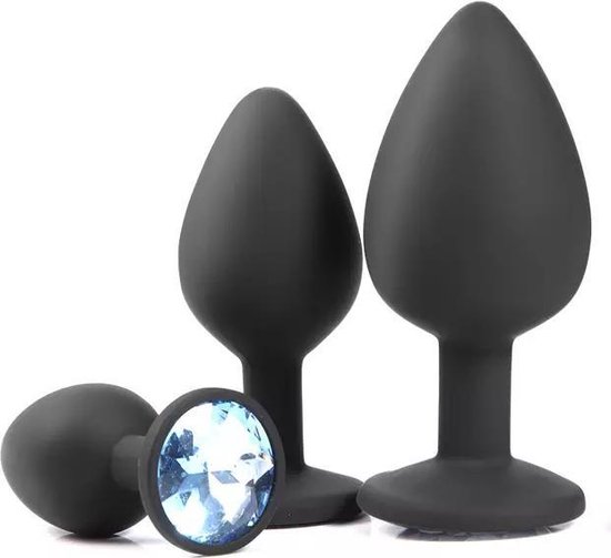 Deep Sensation Buttplug Trainer - 3 Delige Butplug set - Sex Toys - Seksspeeltjes voor... | bol.com