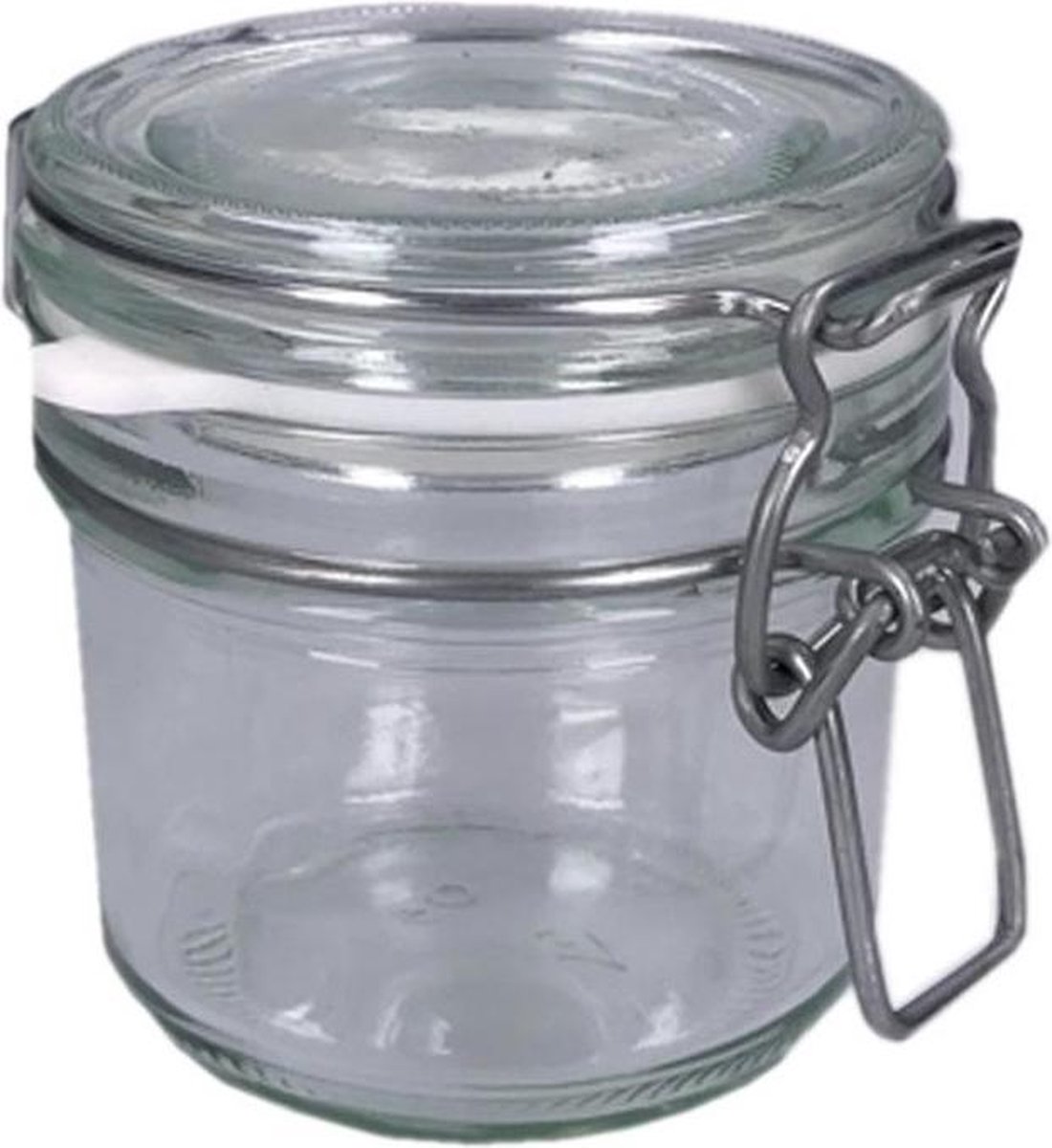 Set van 10x stuks weckpotten/inmaakpotten met klepdeksel en ...