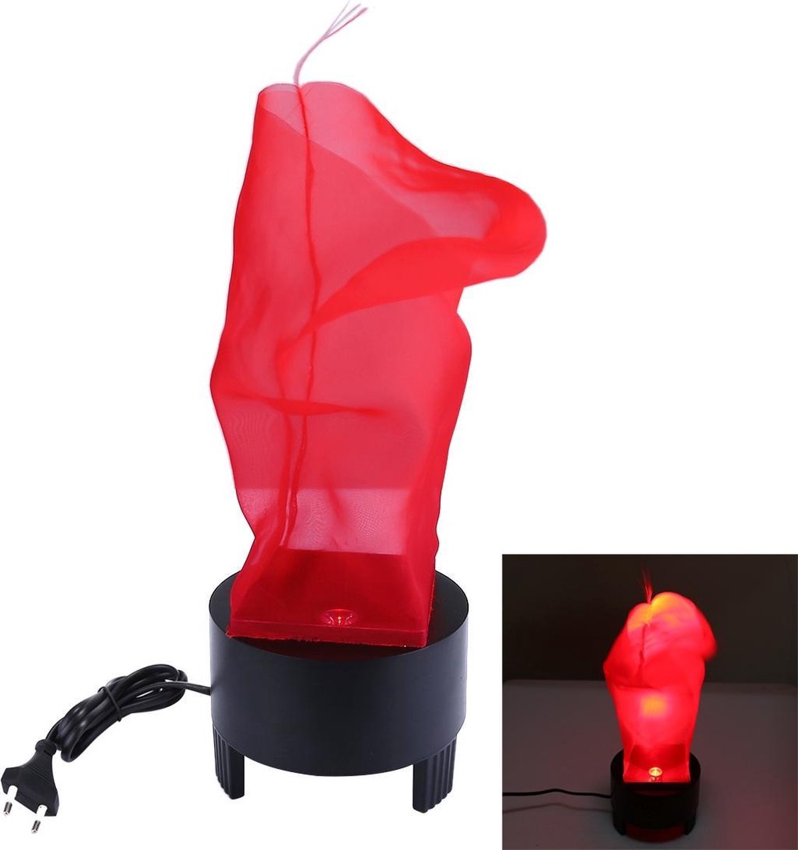 [220V U.S. / EU Plug] Kunstmatige simulatie nep vlam Lamp hoogte van de ...