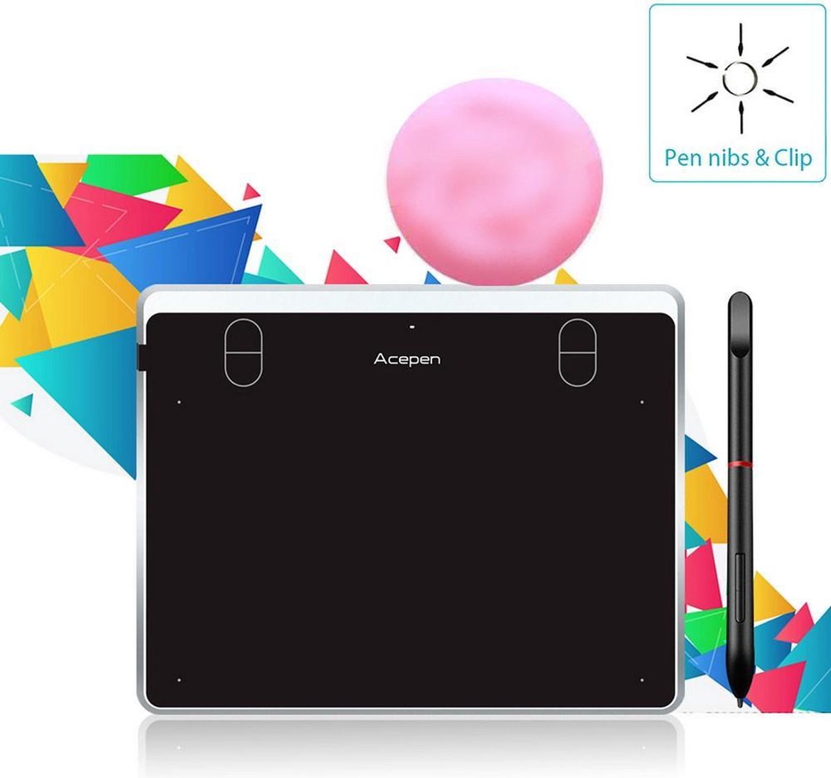 Acepen ® Tekentablet | Grafische tekentablet | 5080 LPI | PC - Laptop ...