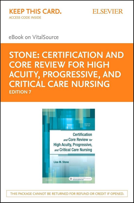 Certification and Core Review for High Acuity and Critical Care Nursing ...
