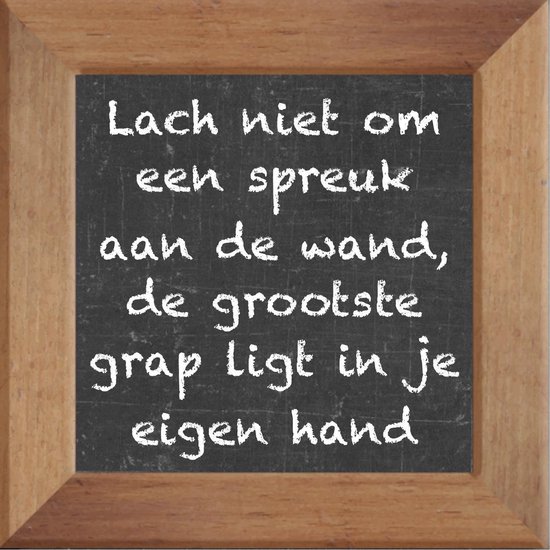 Wijsheden Op Krijtbord Tegel Over Sex Met Spreuk Lach Niet Om Een