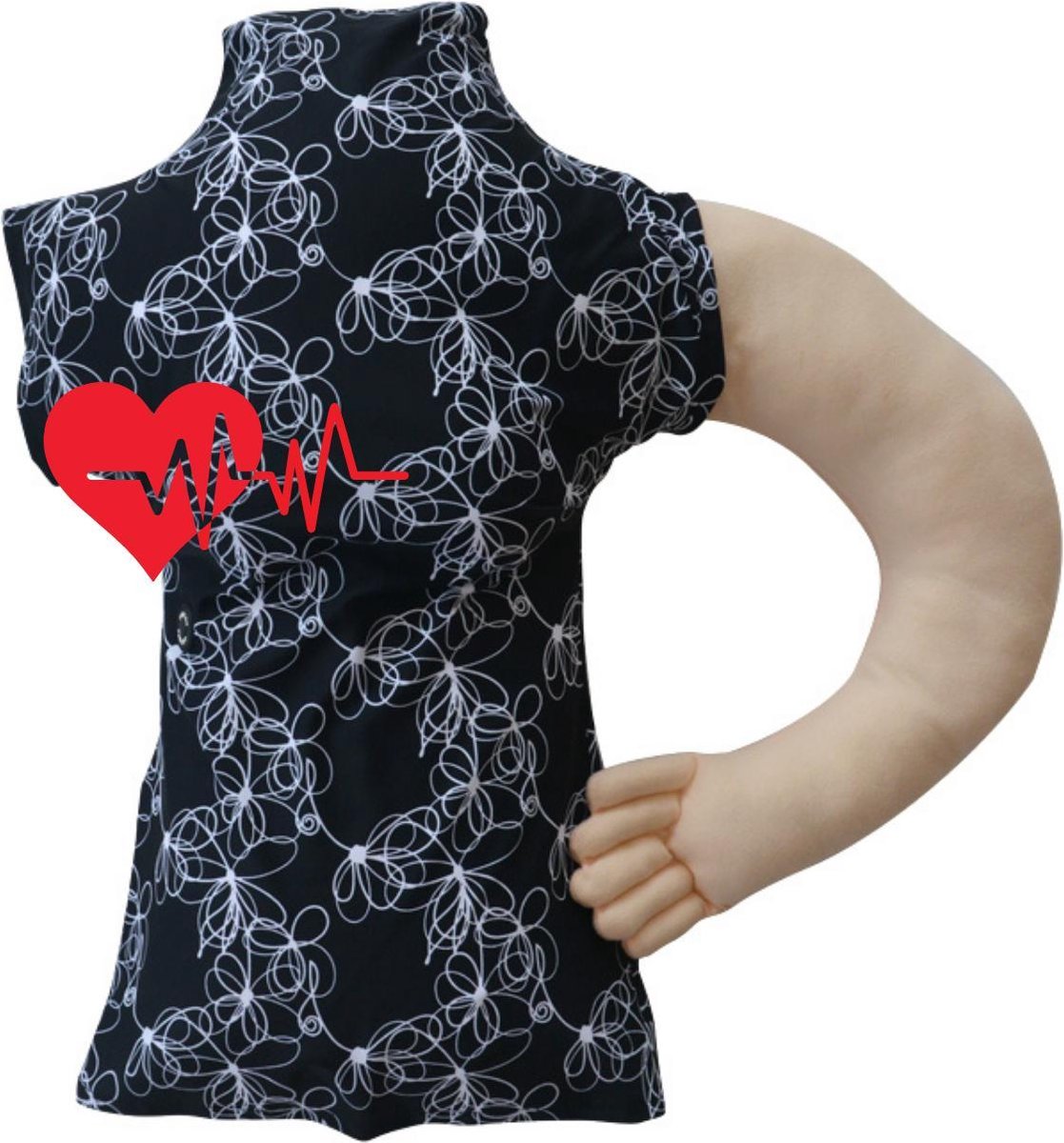 SmartZzz® Slapie Girlfriend Pillow met Hartslag Knuffelkussen ...