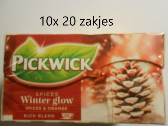 Pickwick kruidenthee - Winter glow - multipak 10x 20 zakjes | bol