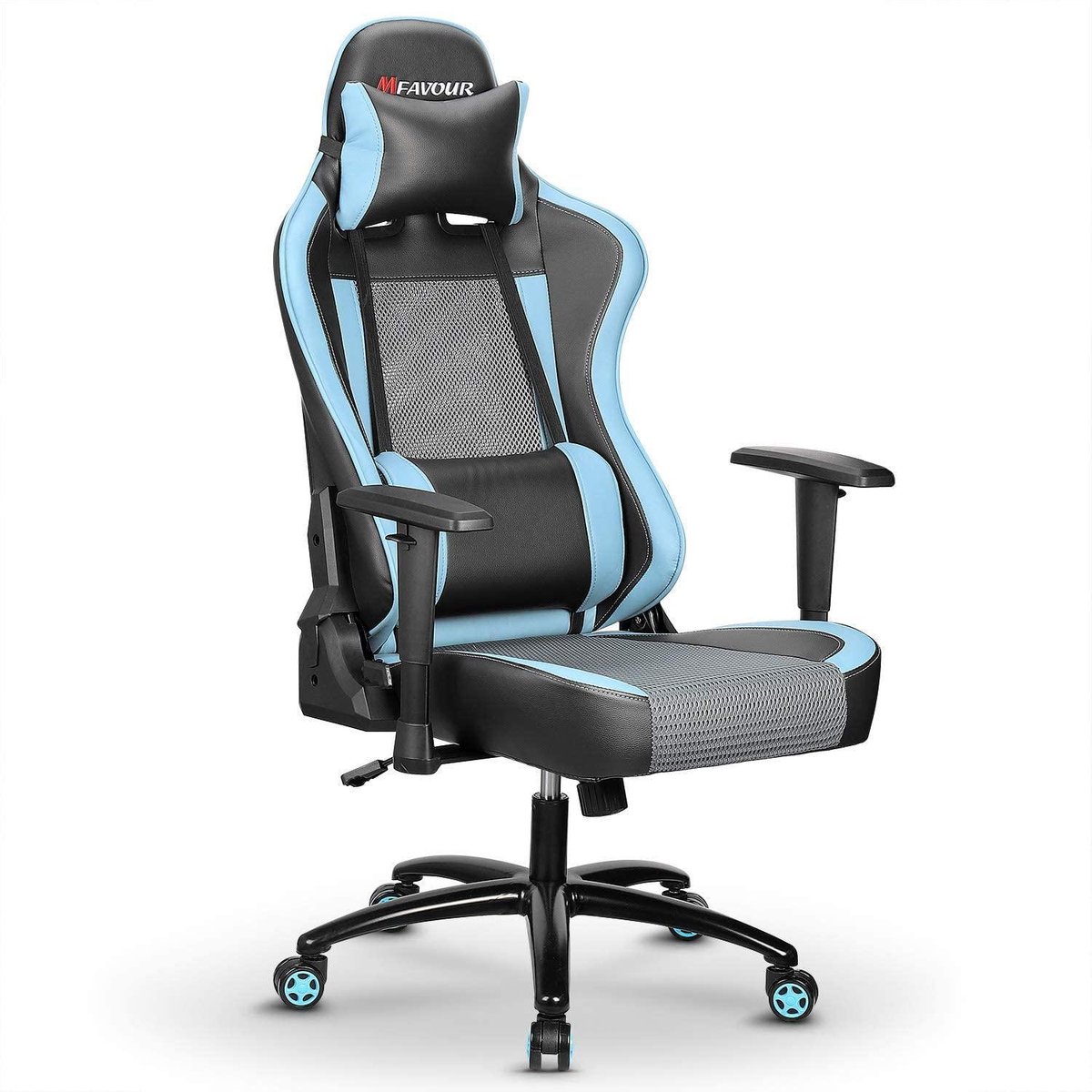 Bobby's Mesh Racing Gaming Chair - Chaise de bureau - Fauteuil - Chaise ...