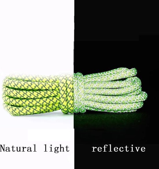 Reflecterende Schoenveters Geel | Yeezy Schoenveters | Lichtgevende ...