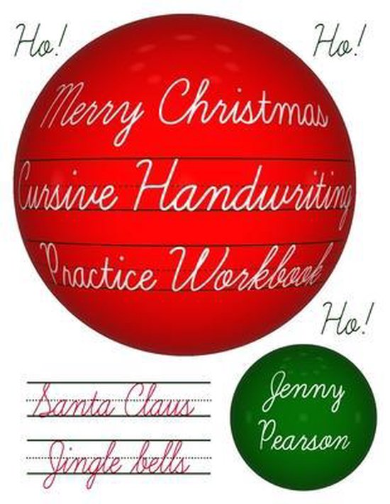 Merry Christmas Cursive Handwriting Practice Workbook | 9781941691656 ...
