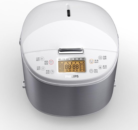 Philips Avance Collection HD3077/40 cuiseur à riz 5 L 980 W Acier ...