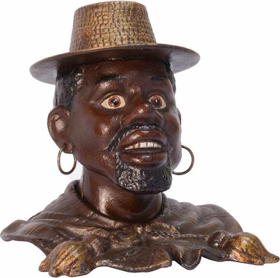 Spaarpot Mechanisch - Man met rieten hoed - Leuke spaarpot kinderen ...