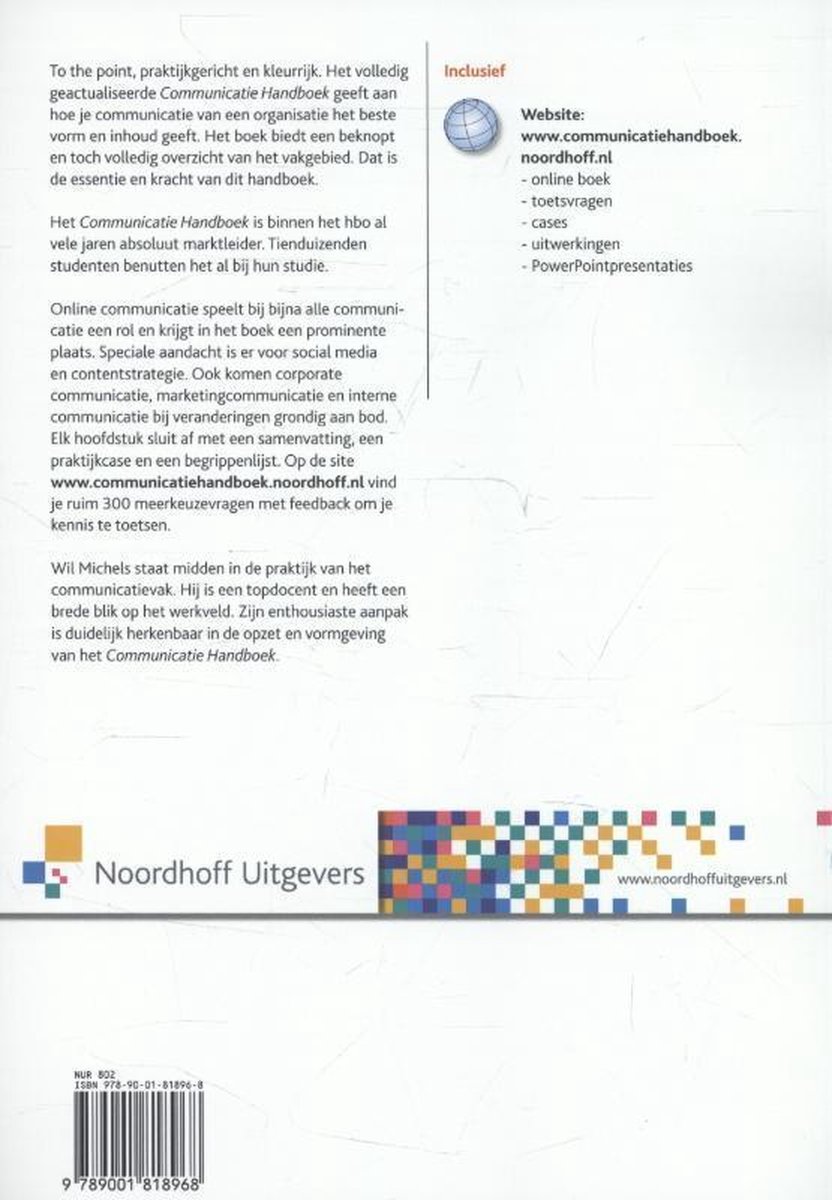 Communicatie handboek | 9789001818968 | Wil Michels | Boeken | bol.com