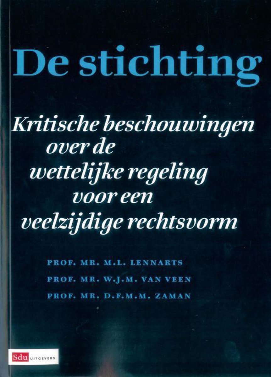 De Stichting | 9789012386920 | M.L. Lennarts | Boeken | bol.com