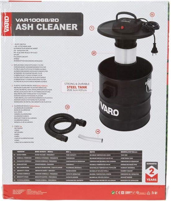 Varo as-stofzuiger | bol