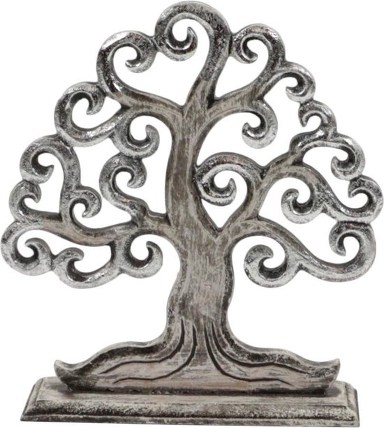 Houten Tree of Life Wit (18 x 15 cm) | bol.com