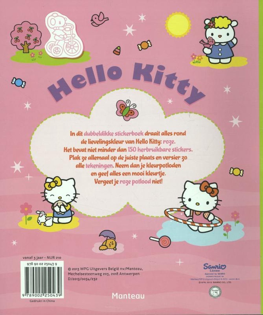 Hello Kitty - Hello Kitty reuze roze | 9789002250439 | Boeken | bol.com