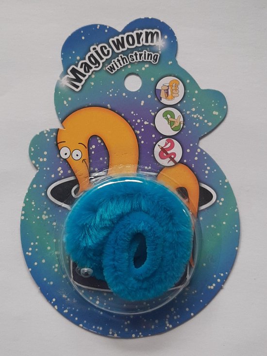 Magic worm Blauw - magische worm - uitdeelcadeau - magische slang | bol.com