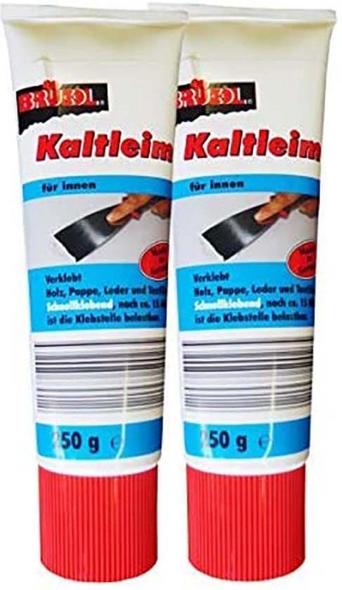3 x Brücol koudlijm voor binnen 250 ml, houtlijm, koudlijm ...