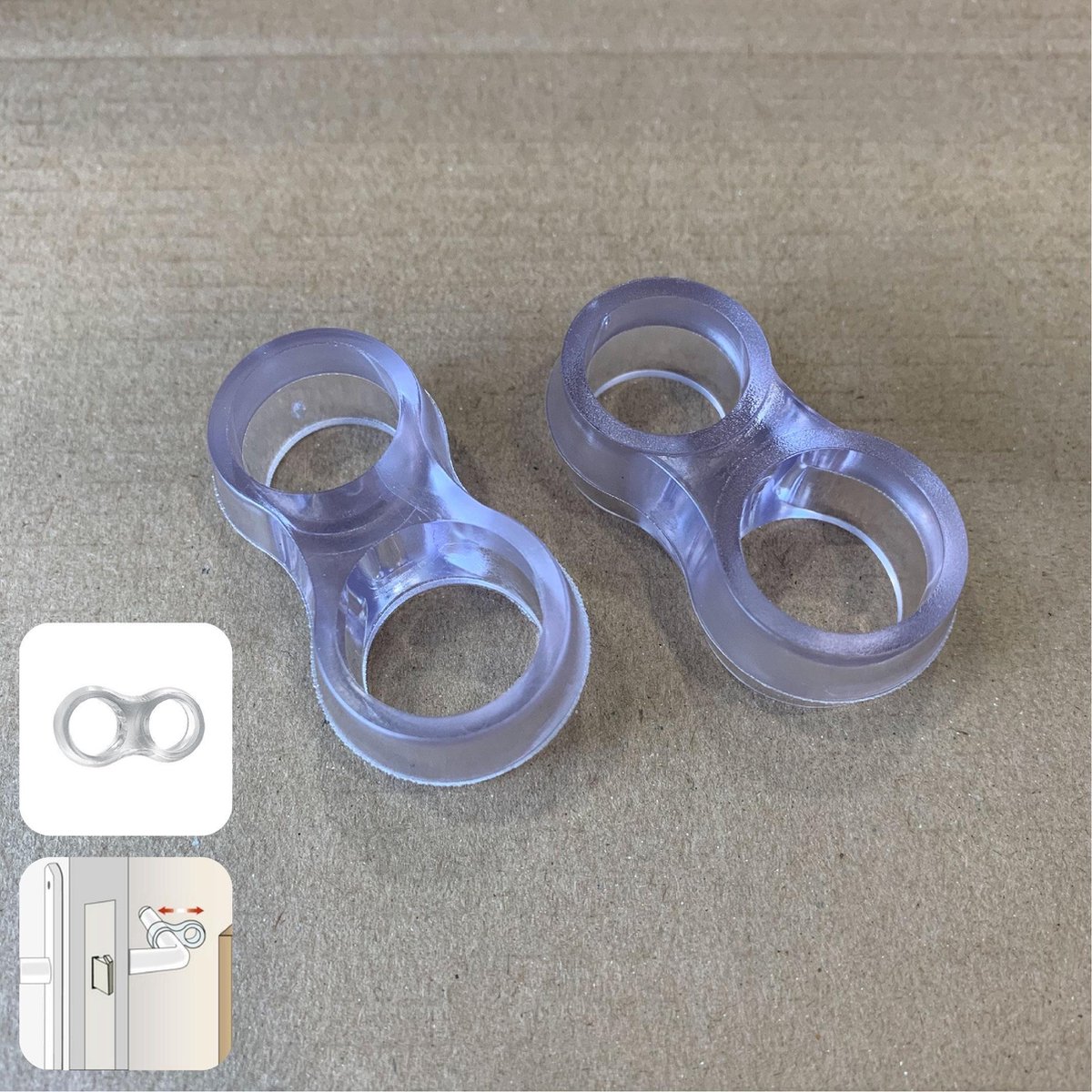 Protections murales / Poignée de porte Tampons 2 pièces - Arrêts de ...