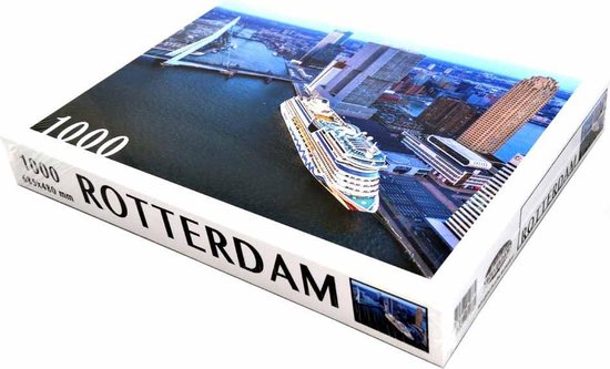 Leg puzzel 1000 stukjes Rotterdam Cruise terminal Aida | bol