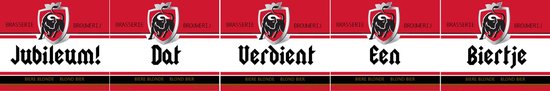 Jupiler Bieretiketten ‘Jubileum! Dat Verdient een Biertje’ (5 stuks ...