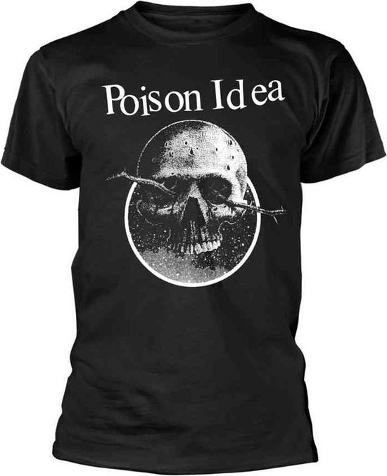 Poison Idea Heren Tshirt -XL- Skull Logo Zwart | bol.com