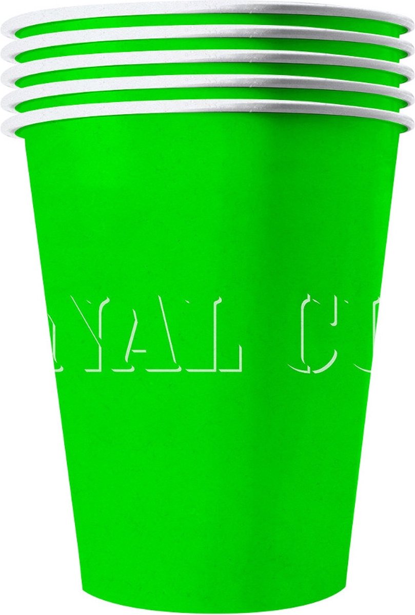 ORIGINAL CUP - 20 groene recyclebare bekers van karton 53 cl | bol.com