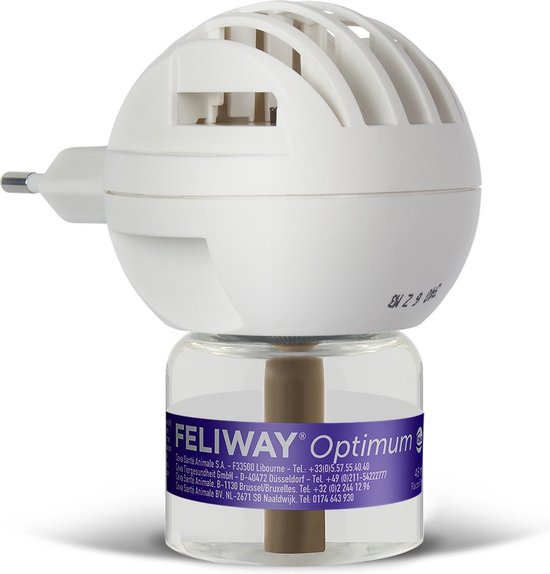 Feliway Optimum - Startset - 1 Verdamper met 1 Vulling - 48 ml - Anti ...