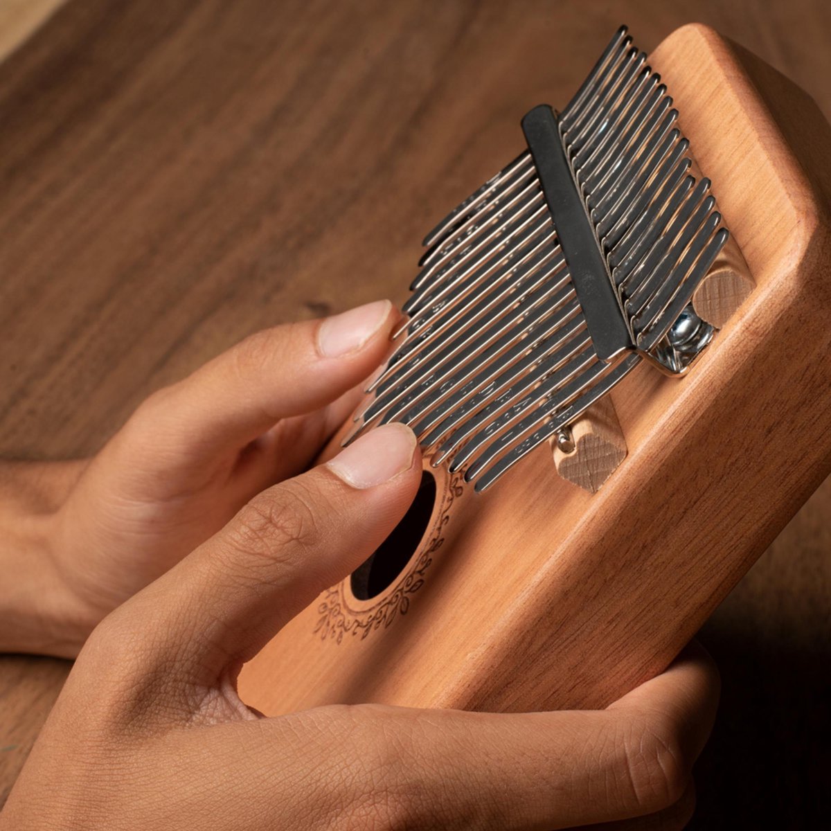 Kalimba Set – Muziekinstrument – Mbira - Duimpiano - 17 tonen ...