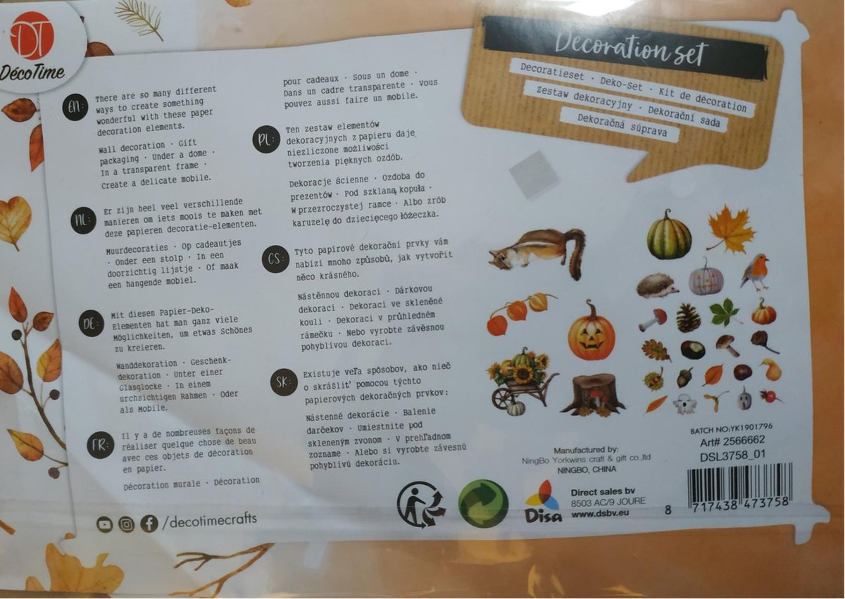 Deco Time - Decoration set | bol.com