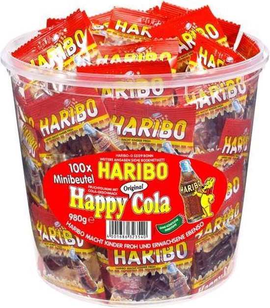 Haribo Happy cola mini snoep uitdeelzakjes | bol.com