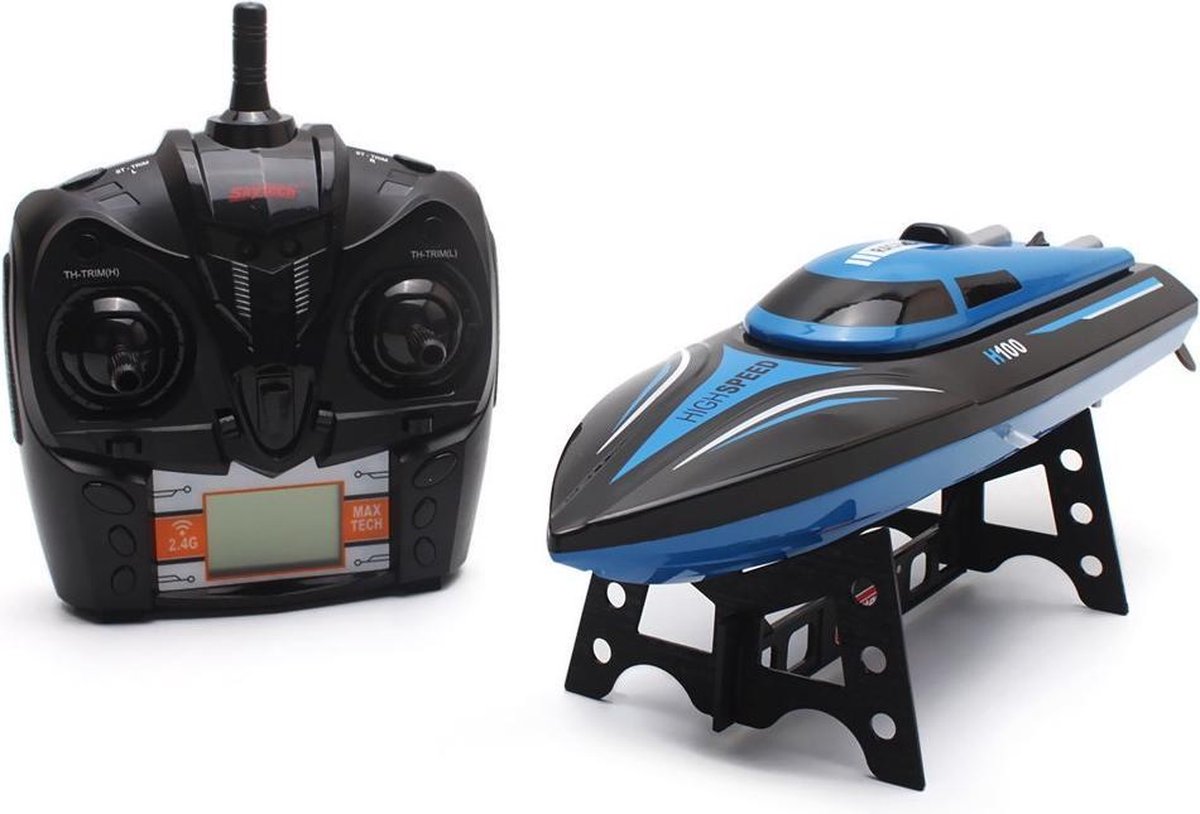 RC Race Boot H100- High Speed Racing Boat 2.4GHZ - Skytech SPEED 20KM ...