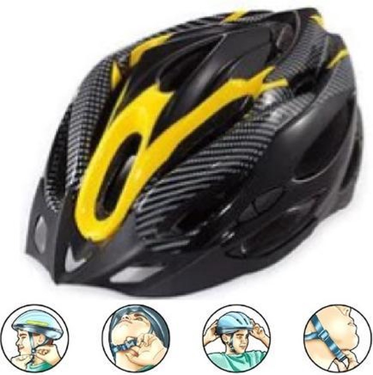 Lichtgewicht unisex fiets helm voor ATB, wielrenners en andere ...