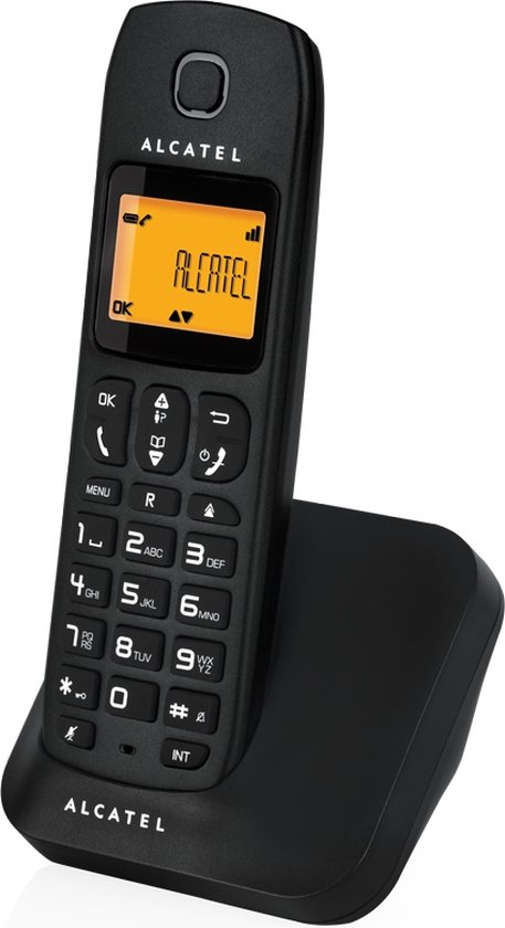 Alcatel E130 SOLO ZT - DECT telefoon - Zwart | bol.com