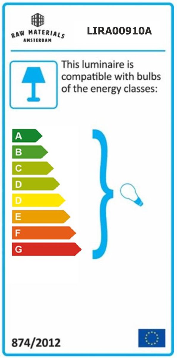 Raw Materials Tafellamp - Rotan - Natural - 29x29x42 cm - Drievoet | bol