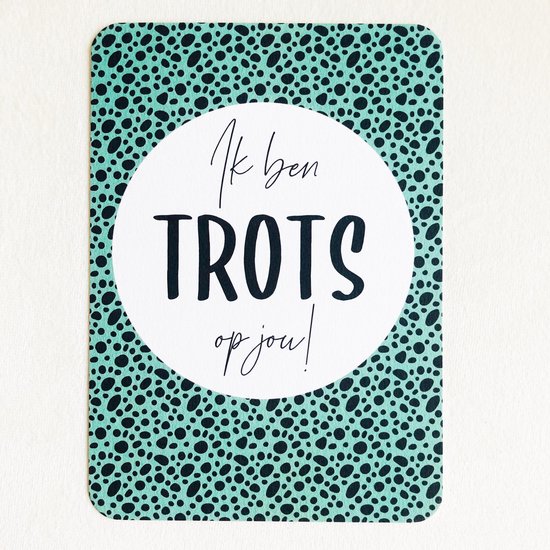 Wenskaart - Ik ben trots op jou! | bol.com