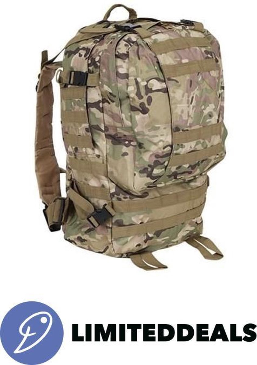 Militaire survival rugzak - Camouflage rugtas - 48.5L inhoud - Scheur ...