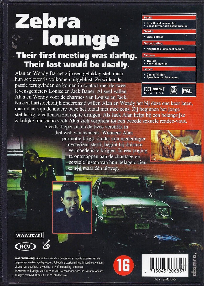 Speelfilm - Zebra Lounge (Dvd), Stephen Baldwin | Dvd's | bol